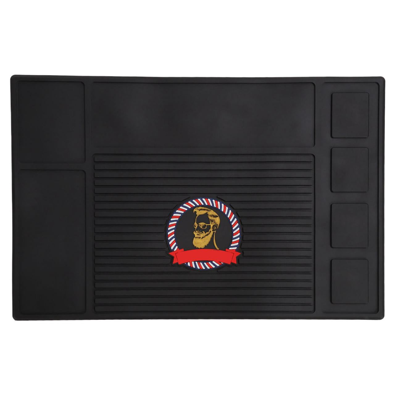 Professional Barber Tool Mat – Durable Silicone Organizer